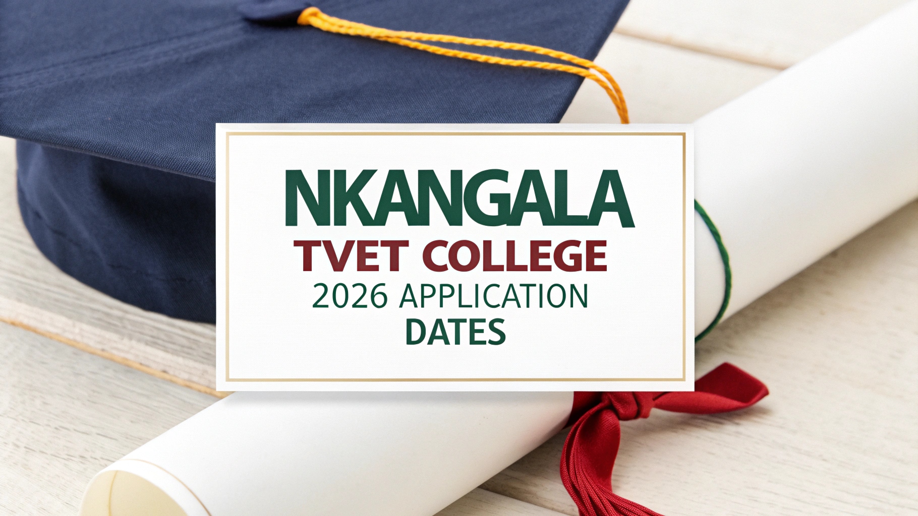 Nkangala TVET College 2026 Application Dates - Course Match